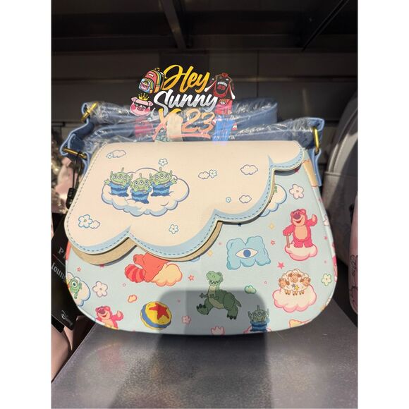 Loungefly | Bags | Loungefly Disney Pixar Characters Clouds Crossbody ...